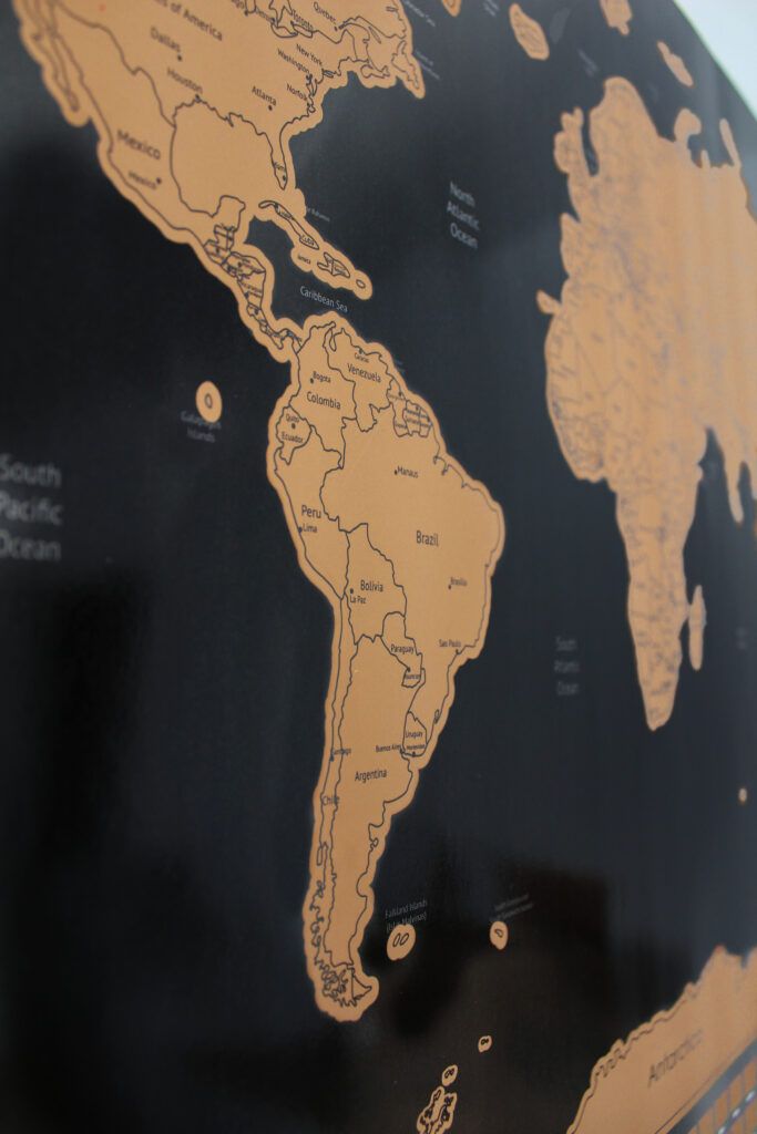 Mapamundi de rascar grande - Scratch Map | Bangaram brand 🌍